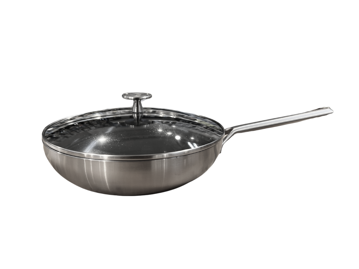 Wok pande med glaslåg 28 cm. Royal Van Kempen & Begeer | 4895156667773